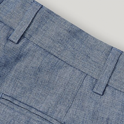 Men's Beige Meyer Cotton Classic Trouser