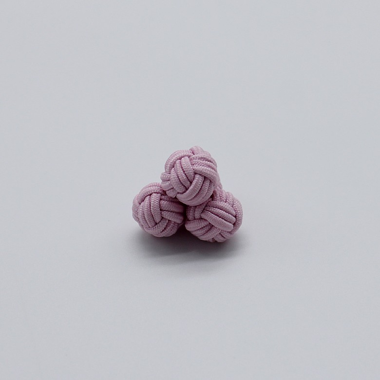Men's Pink Elastic Silk Knot